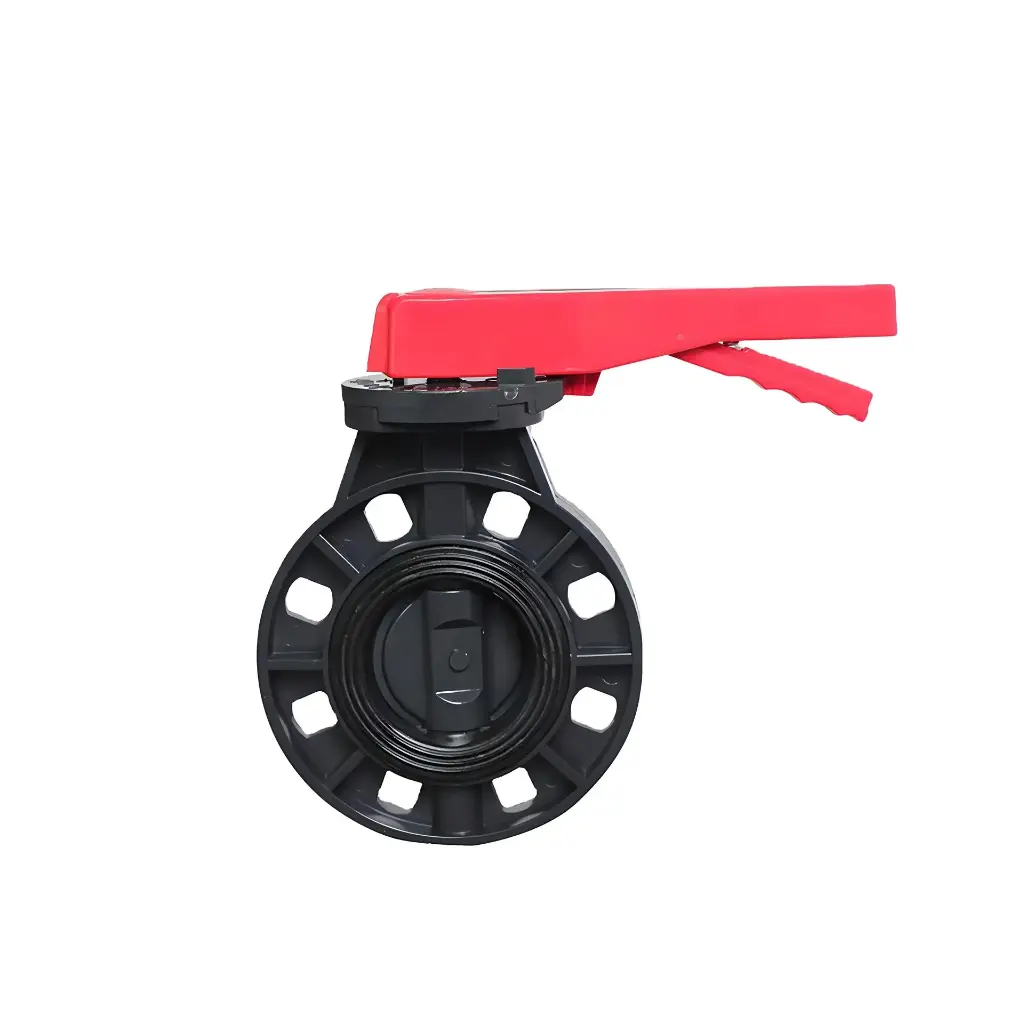 Vanne manuelle papillon en plastique 110MM | Faidbrico